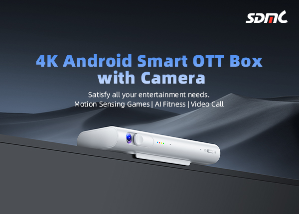 SDMC Unveils 4K Android Smart OTT Box with Built-in Camera