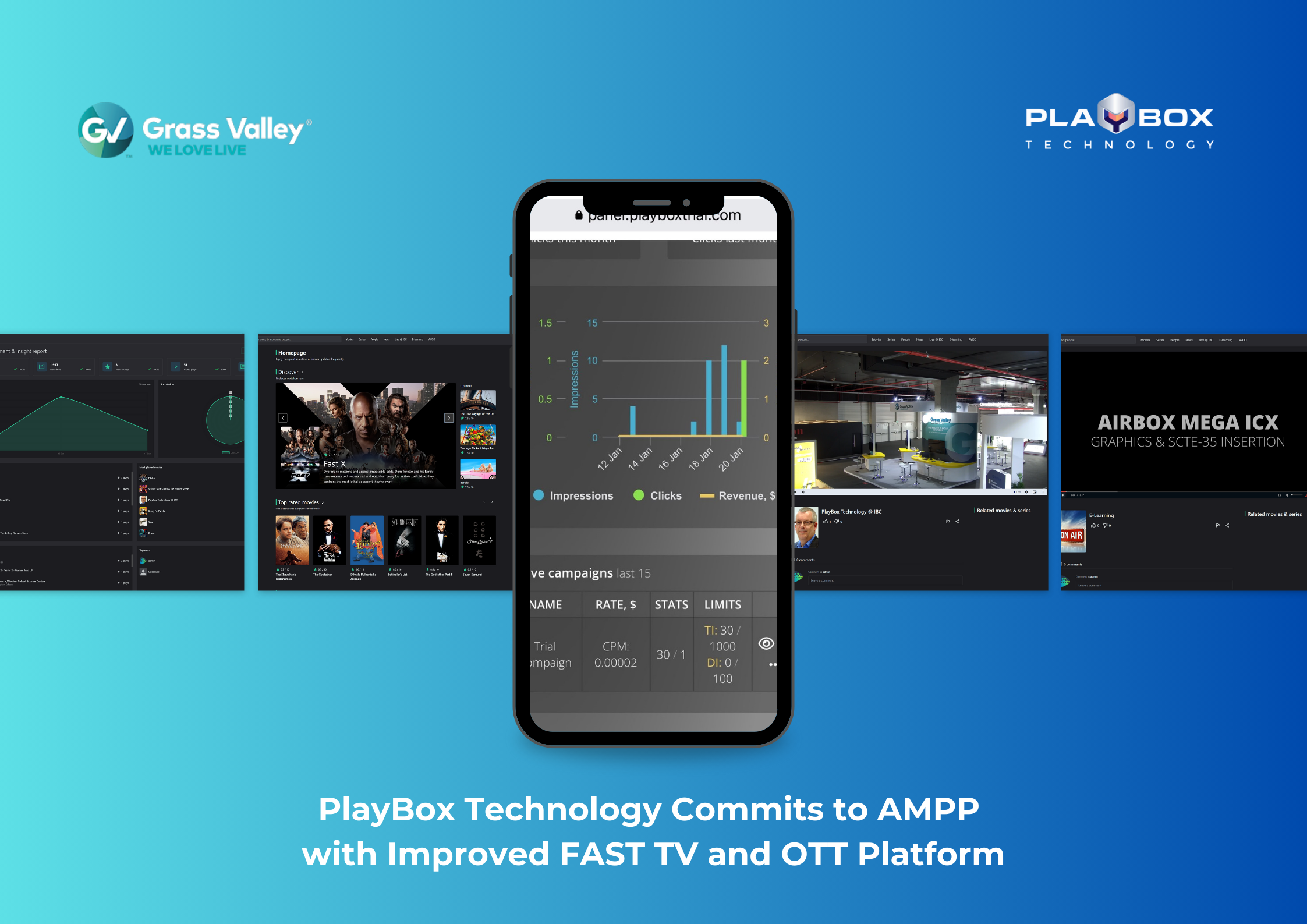 PlayBox Technology Reports Successful IBC Show and Commits Further to Grass Valley’s AMPP ...