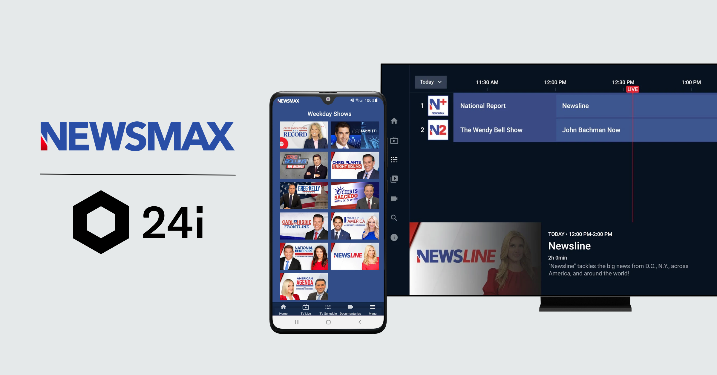 Newsmax Extends Relationship with 24i to Rapidly Launch Premium ...