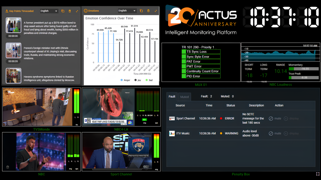 Actus Digital Marks 20 Years of Excellence at IBC 2024 with AI-Enhanced QA Compliance Logging ...