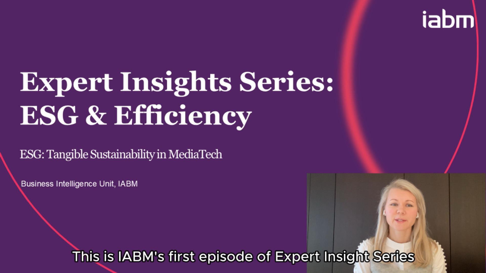 Expert Insights Series: ESG and Tangible Sustainability