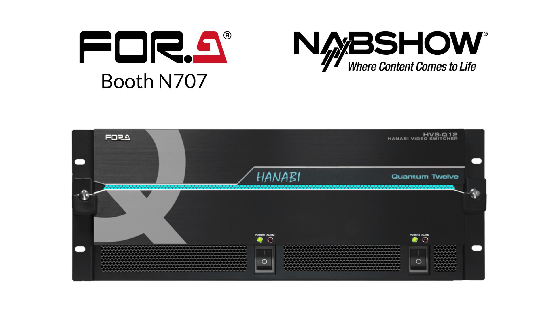 FOR-A Introduces Top of the Line HANABI Series Switcher at NAB 2025